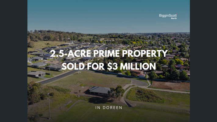 Sold Development Site & Land in Doreen, VIC 3754 - realcommercial