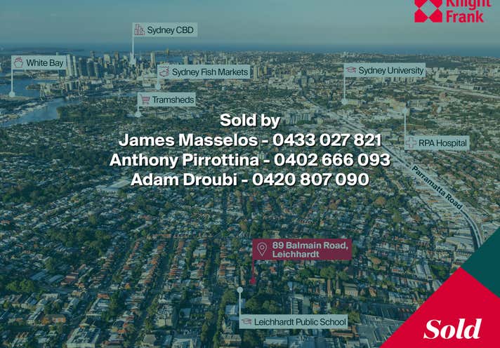 Sold Development Site & Land at 89 Balmain Road, Leichhardt, NSW 2040 ...