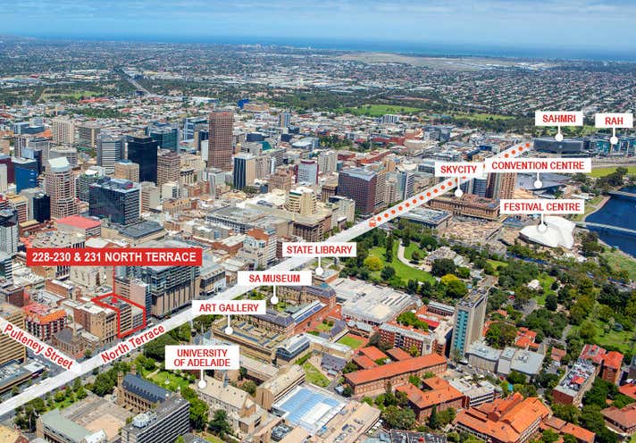 Sold Development Site & Land at 228-230 and 231 North Terrace, Adelaide ...