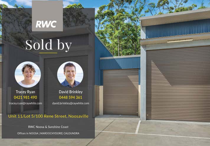 Sold Industrial & Warehouse Property at Unit 11, Lot 5/100 Rene Street ...