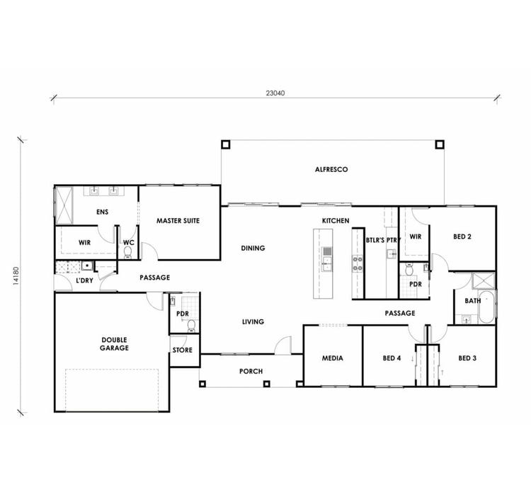 Pullenvale 276 Home Design & House Plan by Leonard Homes