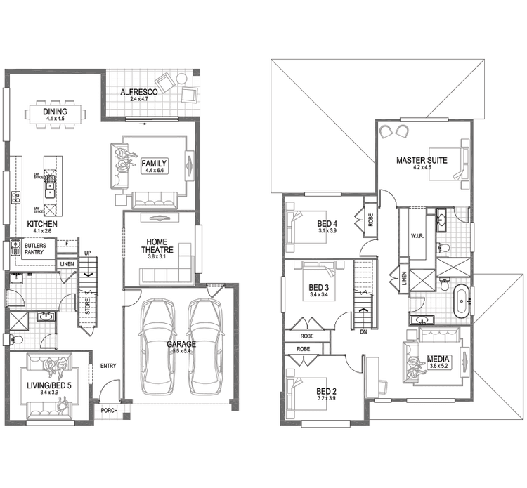 Dawson 32 Home Design & House Plan by New Living Homes