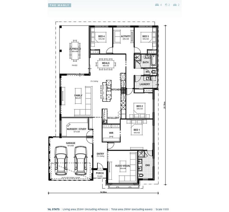 The Manly Home Design & House Plan by Blueprint Homes
