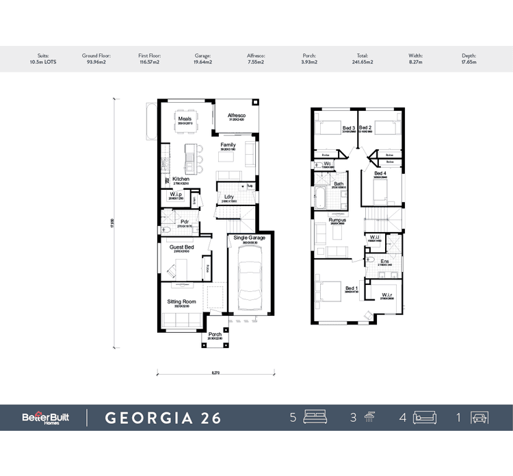 Georgia Home Design & House Plan by Better Built Homes