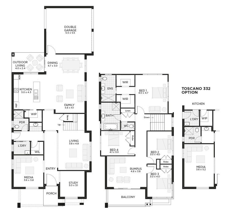 Toscano Corner Design Home Design & House Plan by Champion Homes