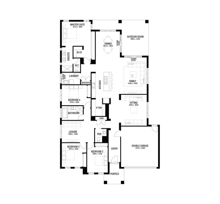 Chelsea Home Design & House Plan by Metricon Homes QLD Pty Ltd