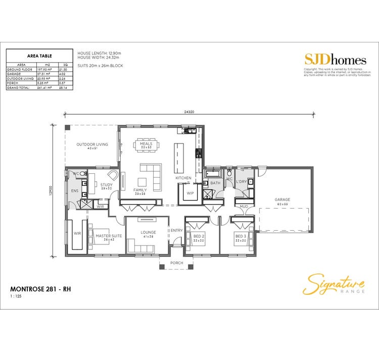 The Montrose Home Design & House Plan by SJD Homes