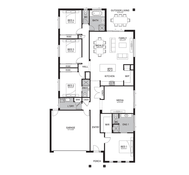 Chevron 269 Home Design & House Plan by Orbit Homes