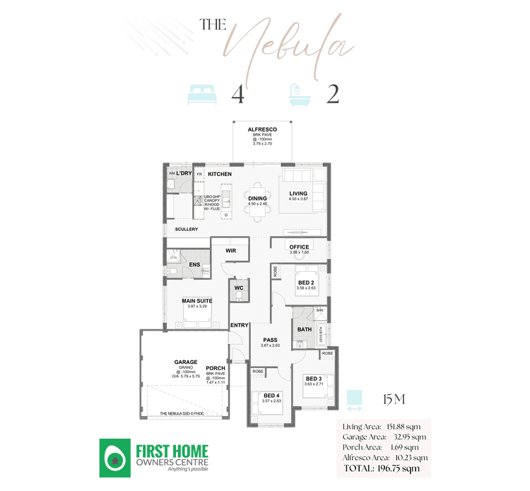 Nebula Home Design & House Plan by First Home Owners Centre