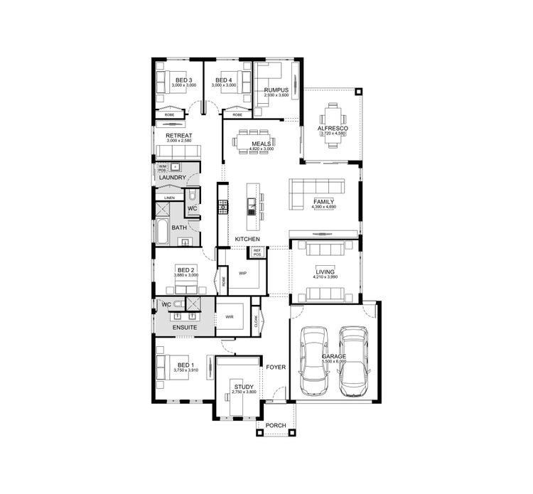 Delta Home Design & House Plan by JG King Homes