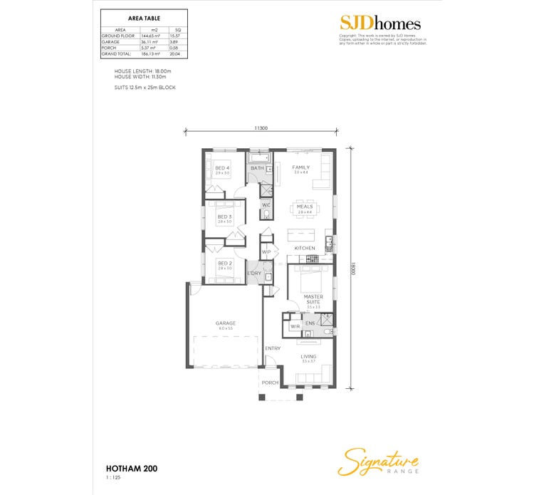 The Hotham Home Design & House Plan by SJD Homes