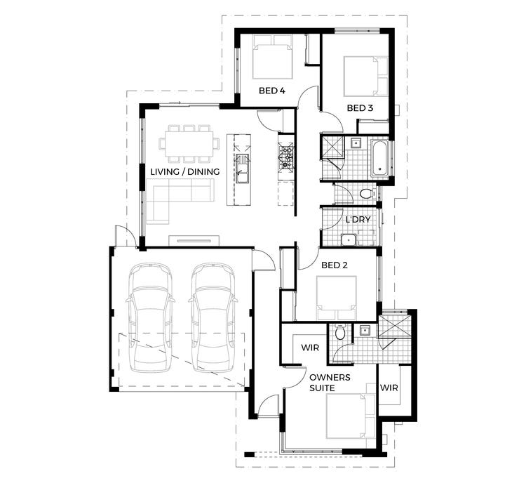 The Riviera Home Design & House Plan by B1 Homes