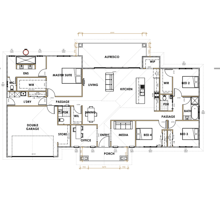 Pullenvale 255 Home Design & House Plan by Leonard Homes