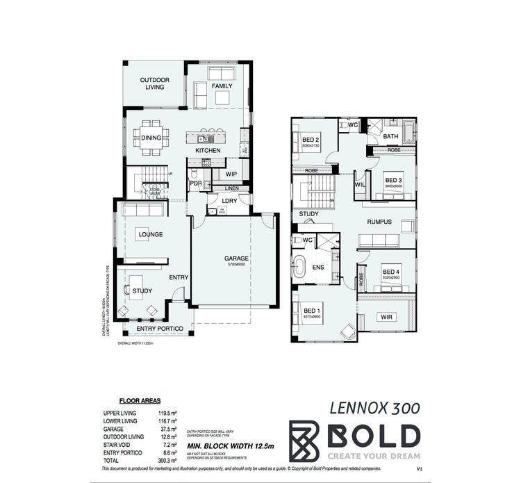 Lennox Home Design & House Plan by Bold Living