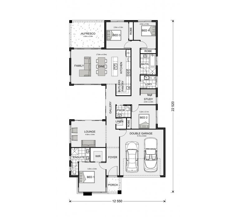 Beachmere Home Design & House Plan by G.J. Gardner Homes Adelaide Hills