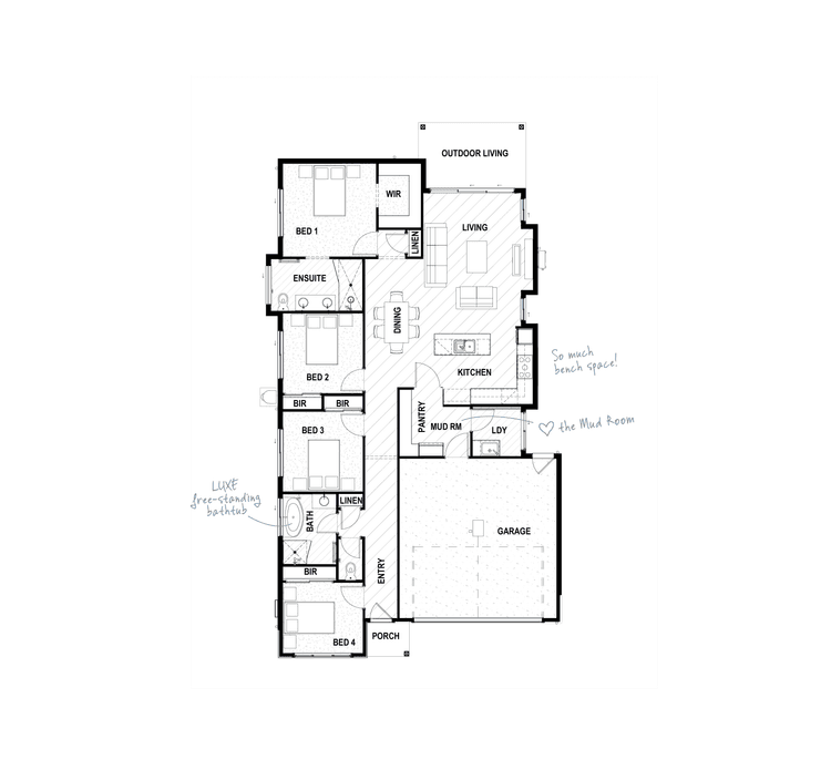 Airlie 19 Home Design & House Plan by DRHomes