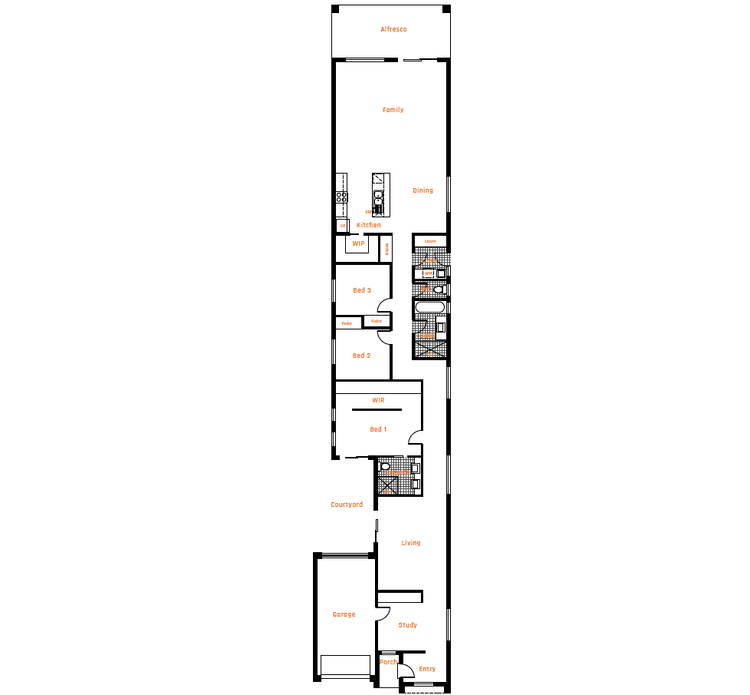 Urban 209 Home Design & House Plan by HPG Homes