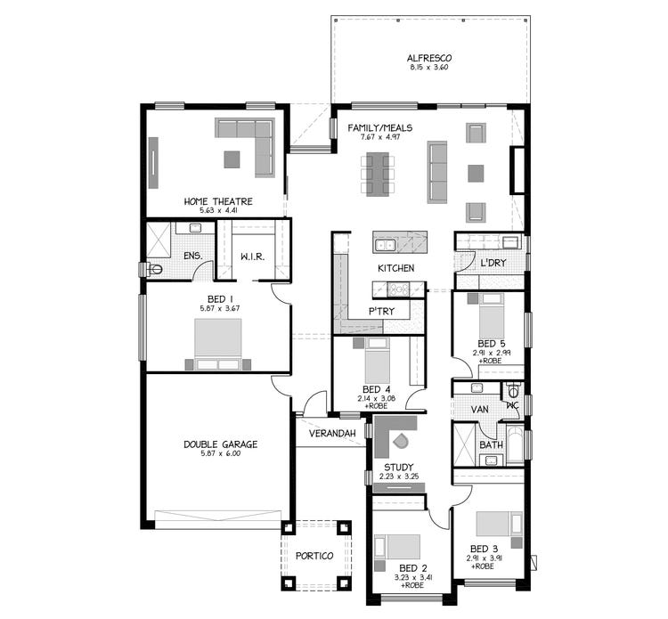 Monaco - Riverlea Home Design & House Plan by Rossdale Homes