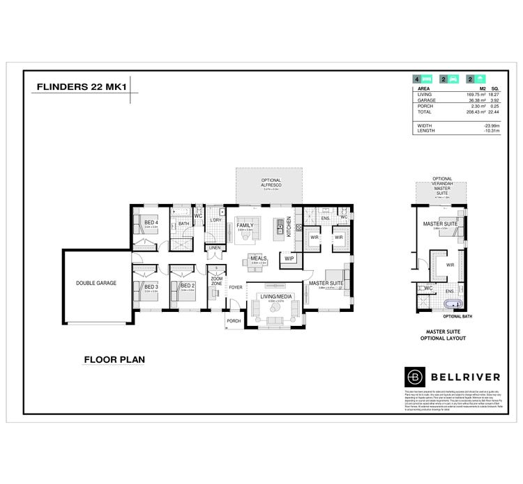 Flinders Home Design & House Plan by Bellriver Homes