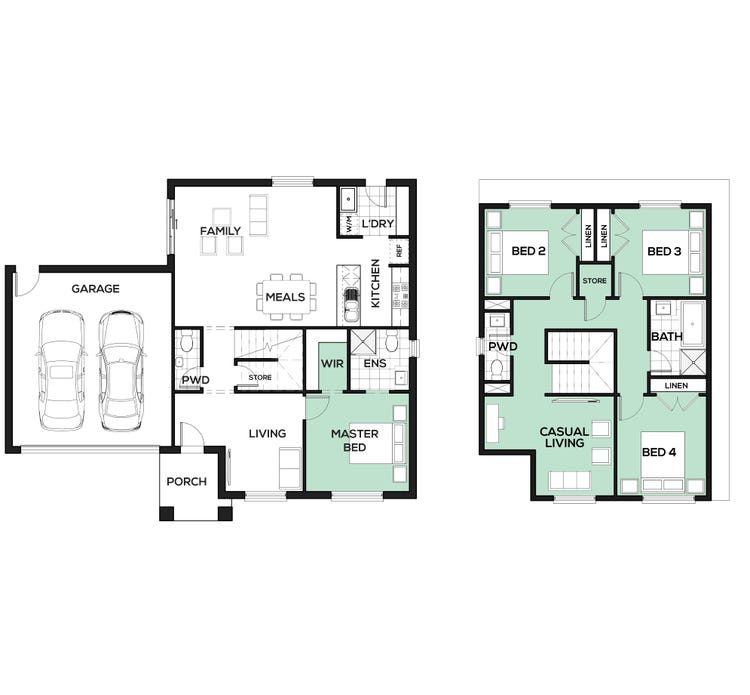Cosmo 224 Home Design & House Plan by Omnia Homes
