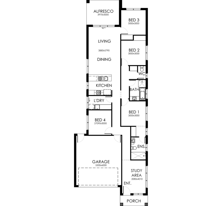One 185 Home Design & House Plan by Abode Designer Homes