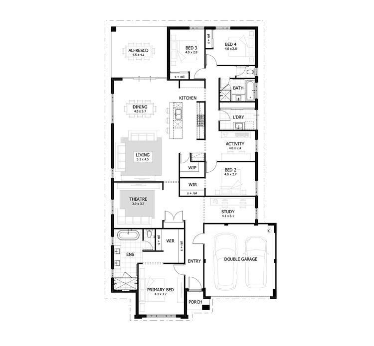 York 275 Home Design & House Plan by Dale Alcock Homes South West