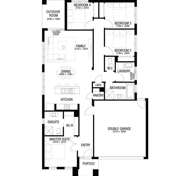Amira Home Design & House Plan by Metricon Homes QLD Pty Ltd