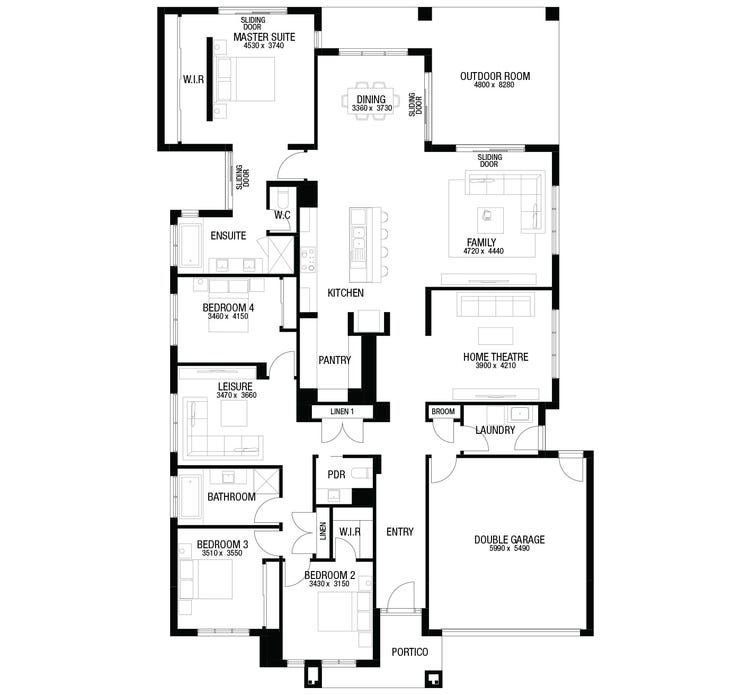 Qualia Home Design & House Plan by Metricon Homes