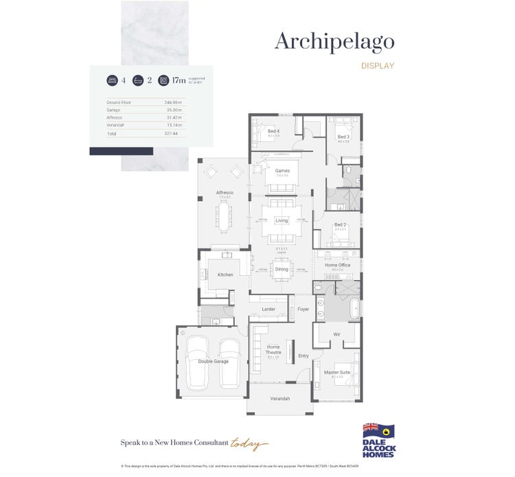Archipelago Home Design & House Plan by Dale Alcock Homes