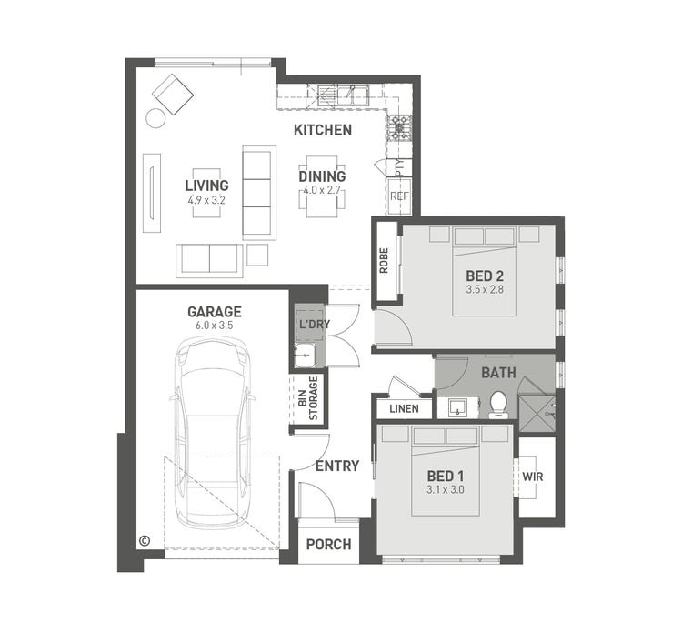 Unity - Court Home Design & House Plan by Homebuyers Centre
