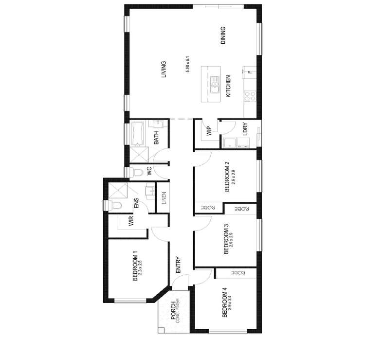 Abode 120 Home Design & House Plan by Abode Designer Homes