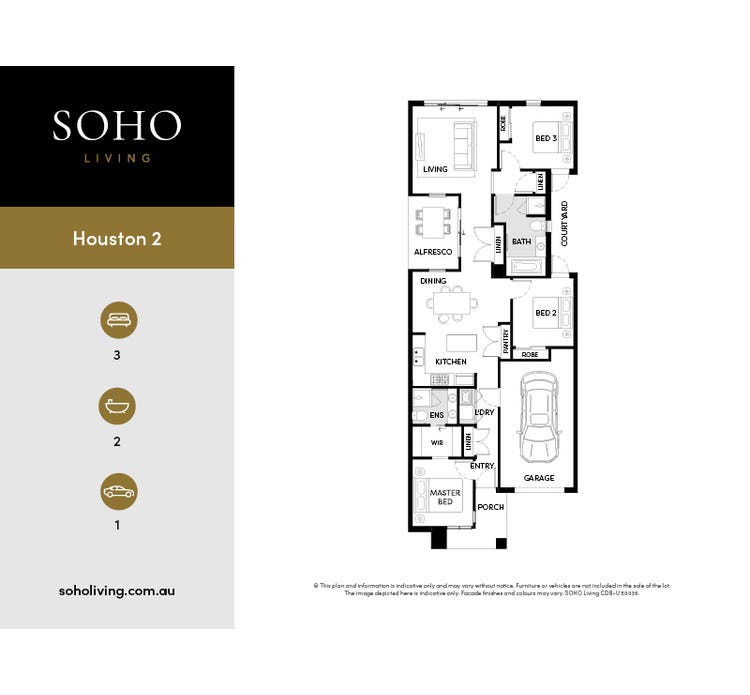 Houston II Home Design & House Plan by SOHO Living