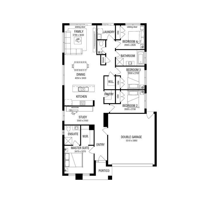 Lawson Home Design & House Plan by HomeSolution by Metricon