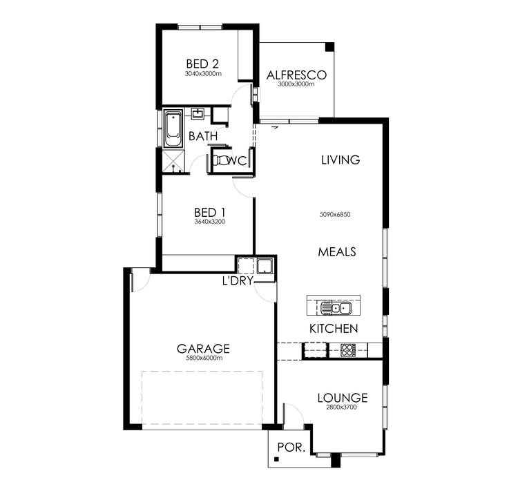 One 153 Home Design & House Plan by Abode Designer Homes