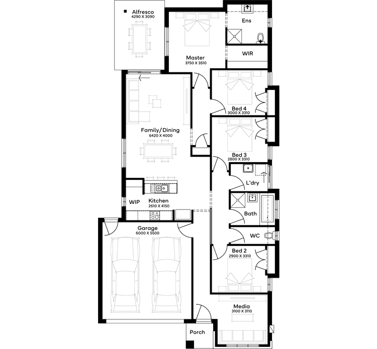 Lark 22 Home Design & House Plan by Simonds Homes