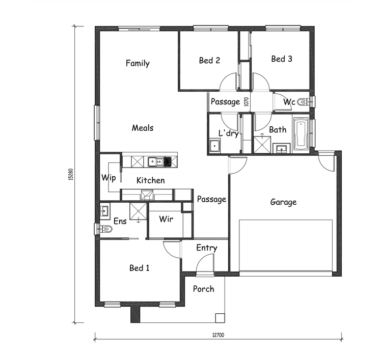 Pinnacle 185 Home Design & House Plan by Addison Homes
