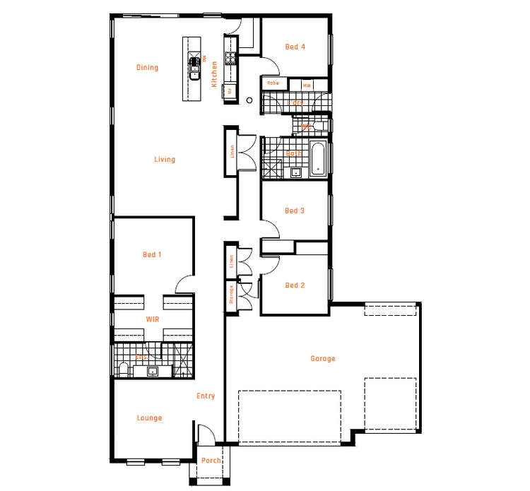 Jensen 255 Home Design & House Plan by HPG Homes
