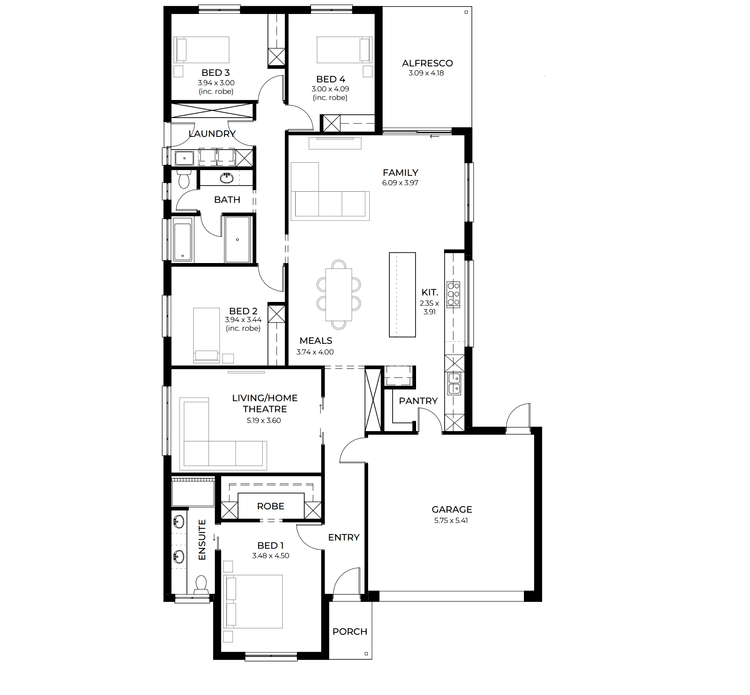 Cyan Home Design & House Plan by SA Housing Centre
