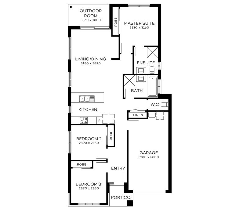 Archie Home Design & House Plan by Australian Building Company QLD Pty Ltd