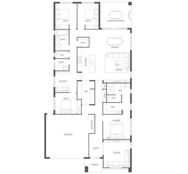 Pembroke 28 Home Design & House Plan by Creation Homes