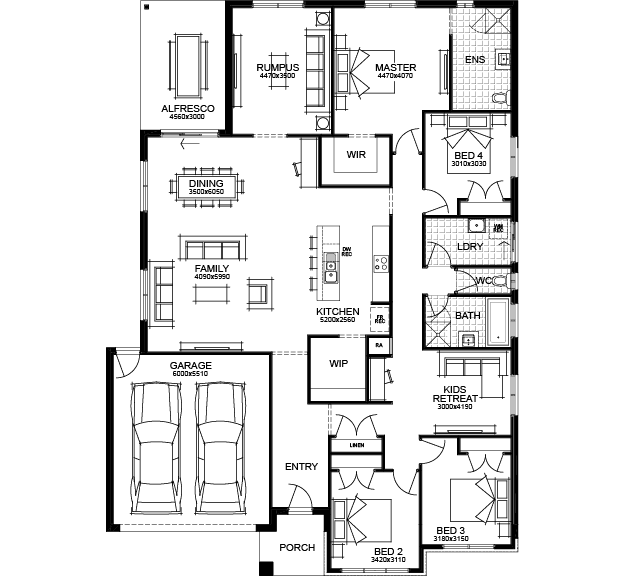 Simonds Homes Leon Floor Plan | Floor Roma