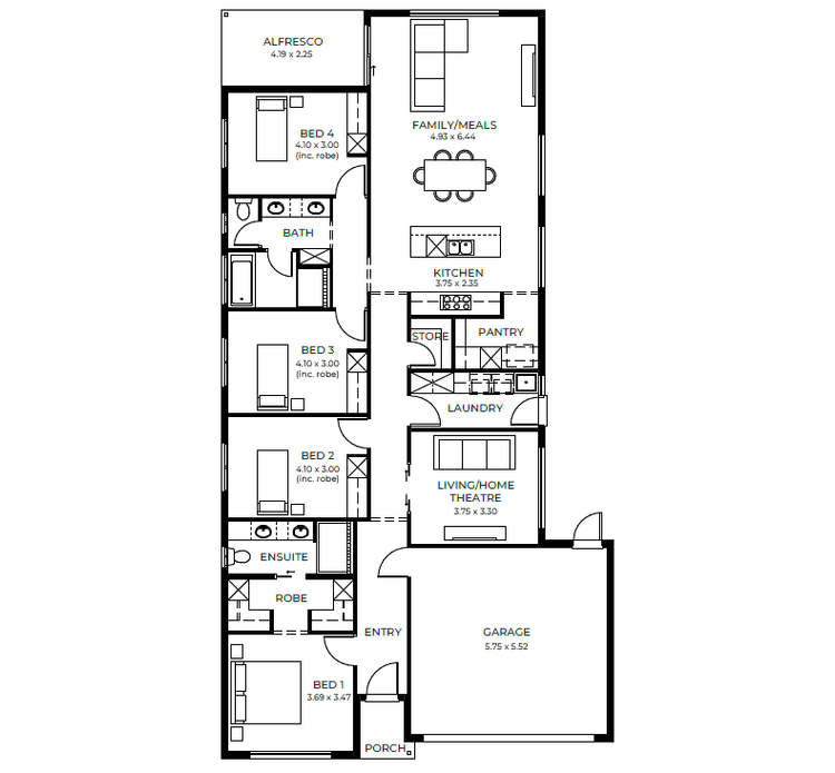 Ambient Home Design & House Plan by Hickinbotham
