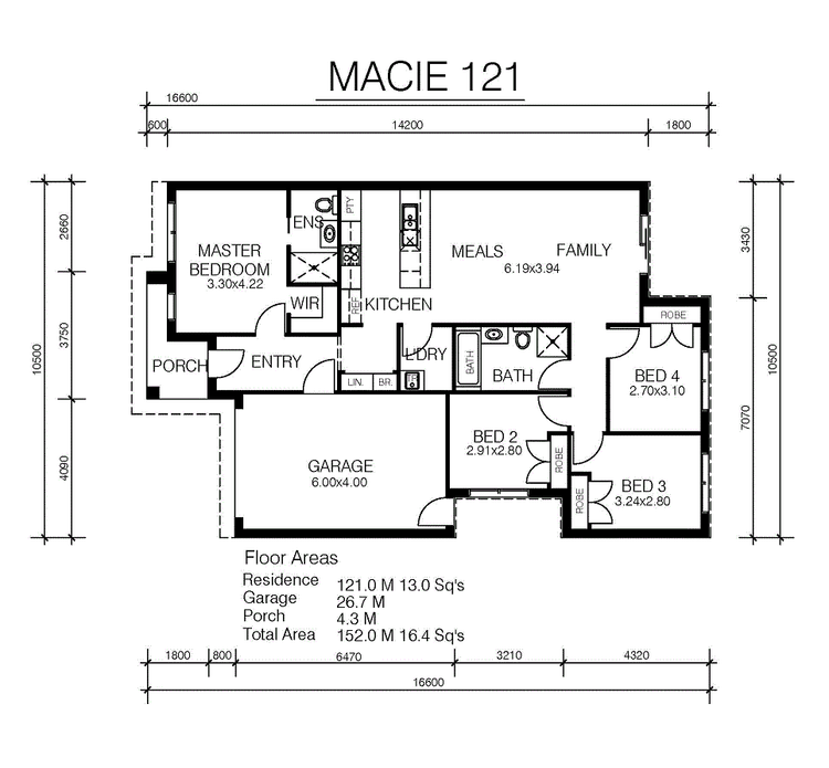 Macie 121 Home Design & House Plan by Frenken Homes Pty Ltd - Cranbourne