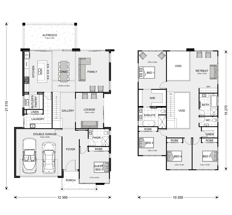 Castaway 370 Home Design & House Plan by G.J. Gardner Homes Brisbane ...