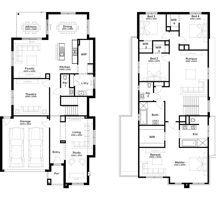 Walkerville 38 Home Design & House Plan by Simonds Homes