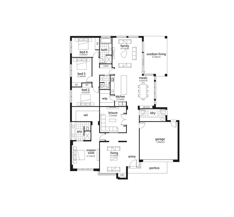 Urbis 337 Home Design & House Plan by Medallion Homes