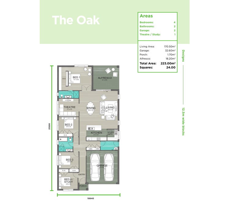 The Oak Home Design & House Plan by New Living Homes