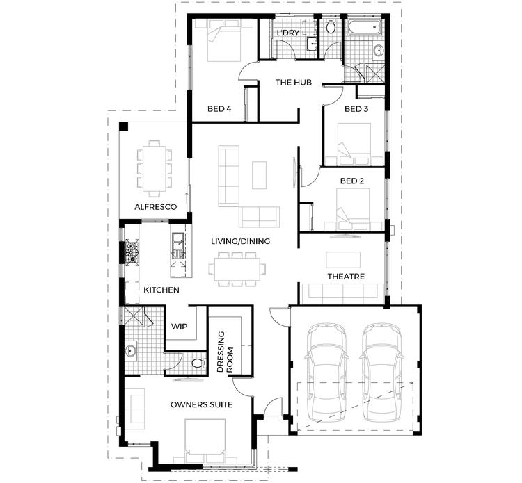 The Capitola Home Design & House Plan by B1 Homes