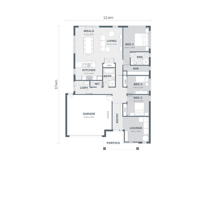 Carisbrook 206 Home Design & House Plan by Hamlan Homes