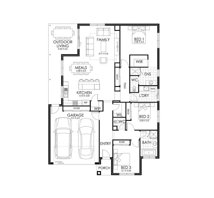 Armadillo Cavalier Homes Floor Plan Floor Plan Detail V2
